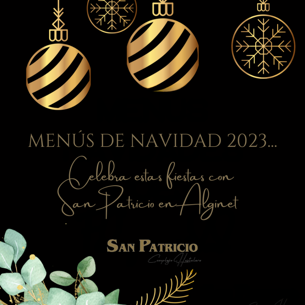 Menús de Navidad 2023... Celebra estas fiestas con San Patricio en ...